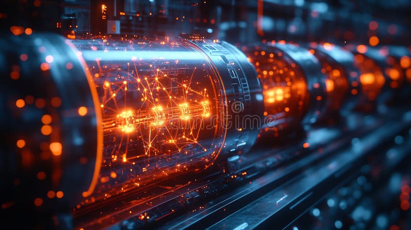 Scientific Visualization Advanced Sodium Ion Stock Illustration ...