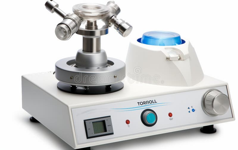 Scientific Vortex Mixing Tool on White Background Stock Illustration ...