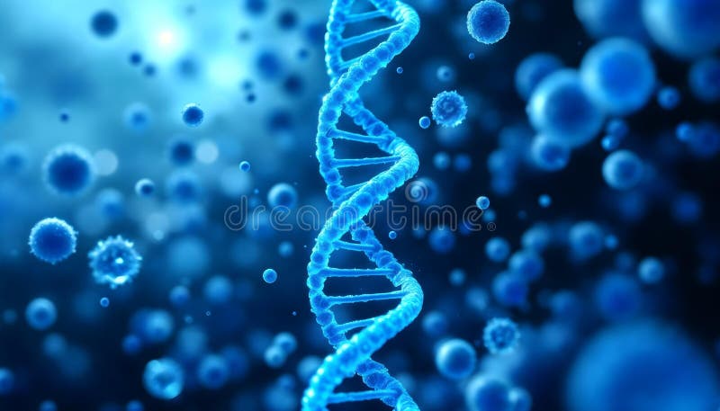 Hormone DNA Genetics Biology Medical Fertility Stock Illustration ...