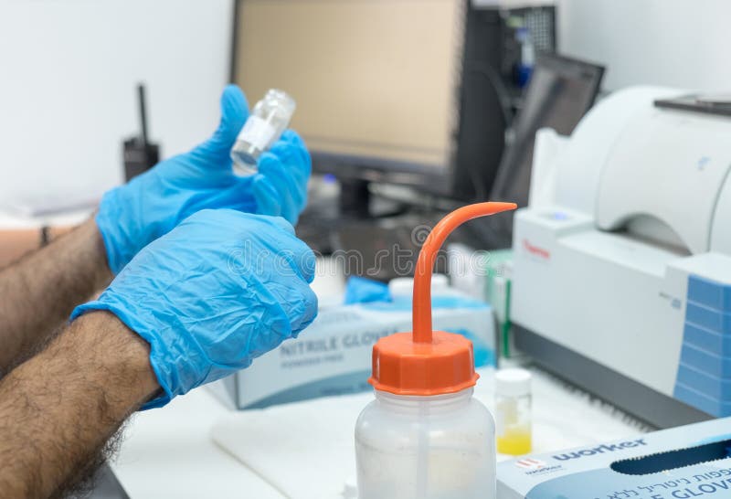 The Scientis Do Some Test in Chemistry Lab Editorial Photo - Image of ...