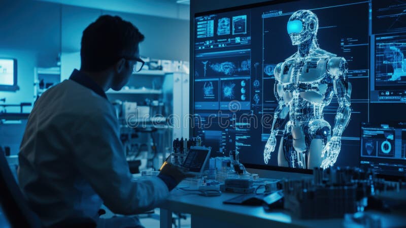 Scientist or Tech Holds Liquid Biological Sample in Gloved. Stock Image ...