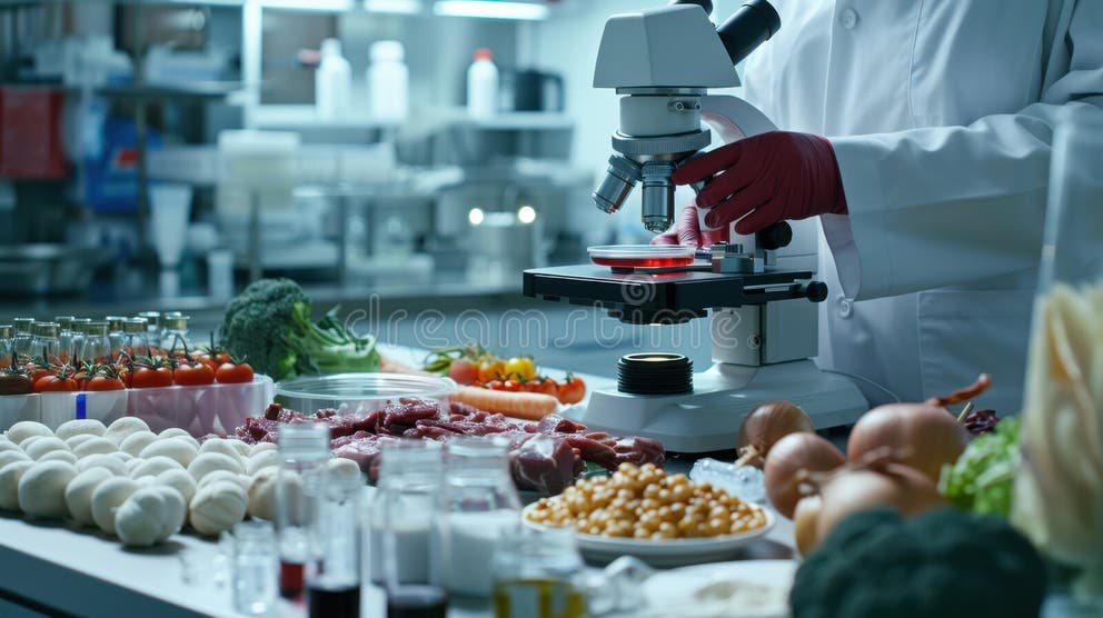 The Food Lab Test.AI Generated Image Stock Photo - Image of safety ...