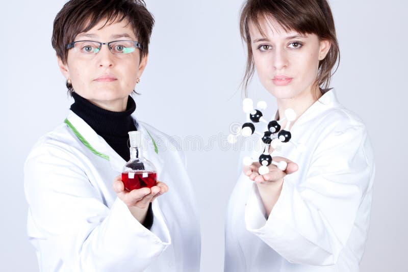 Scientist and Assistant in Lab Stock Image - Image of experience ...