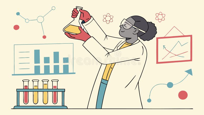 Scientist with Beaker Science Research and Chemistry Lab and Scientific ...