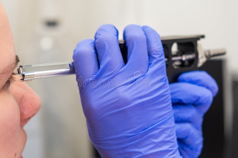 Scientist Checking the Condition of Nebulizer Needle from LC MS QTOF ...