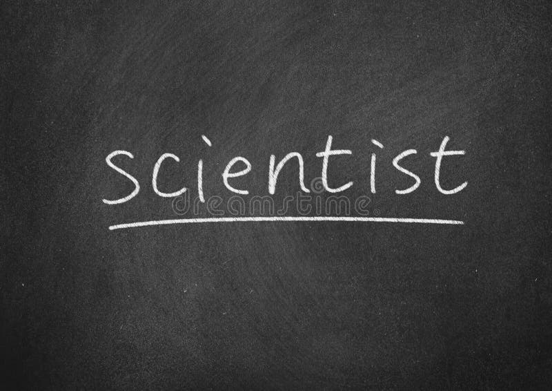 Scientist stock image. Image of word, scientist, text - 165975867
