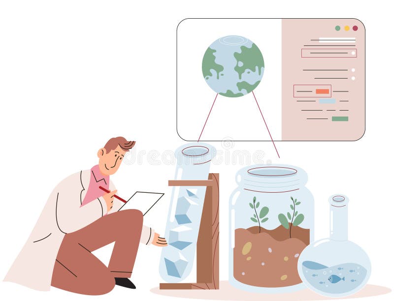 Scientist Conducts Research To Study Nature, Makes Laboratory Analysis ...