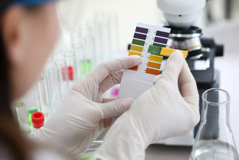 Scientist Doing Comparison of Two Test Stock Image - Image of doctor ...