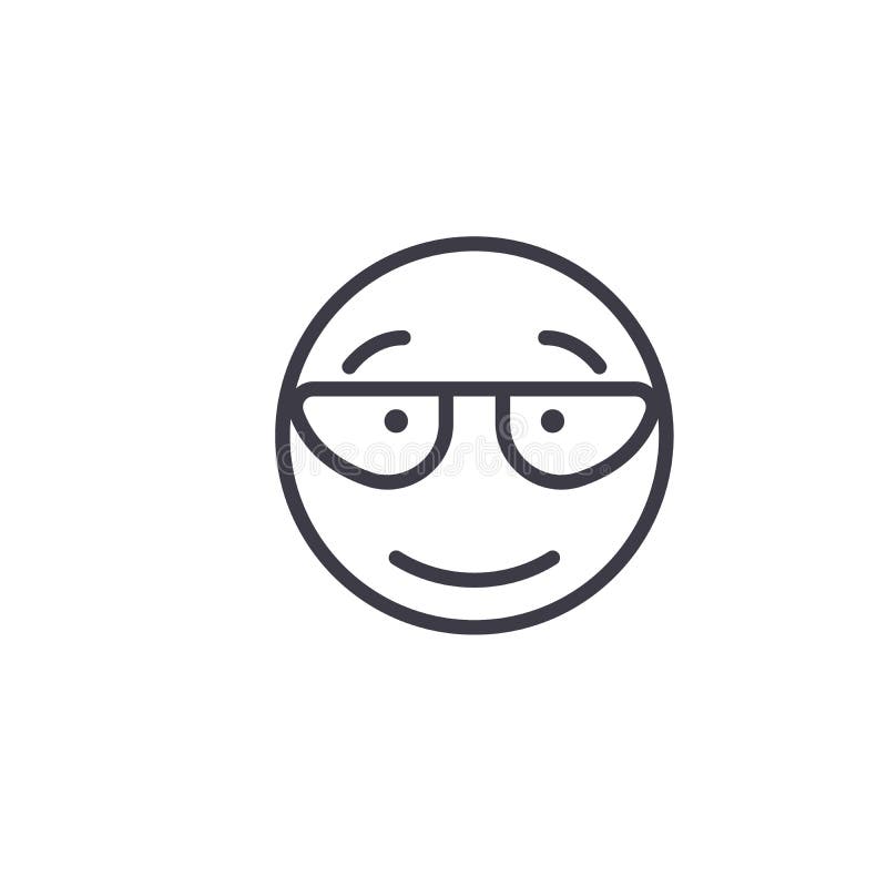 Scientist Emoji Vector Line Icon, Linear Concept, Outline Sign, Symbol ...