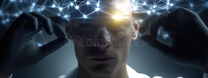 A Scientist Engages in Biohacking while Wearing Smart Glasses ...