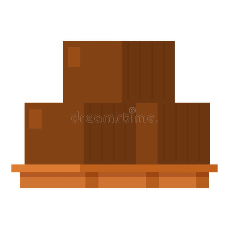 Scientist Equipment Boxes Stack Icon Cartoon Vector. Arctic Exploration ...