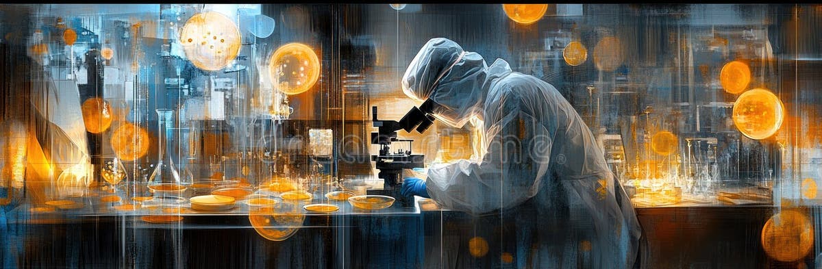 Microscope Environment Stock Illustrations – 3,638 Microscope ...