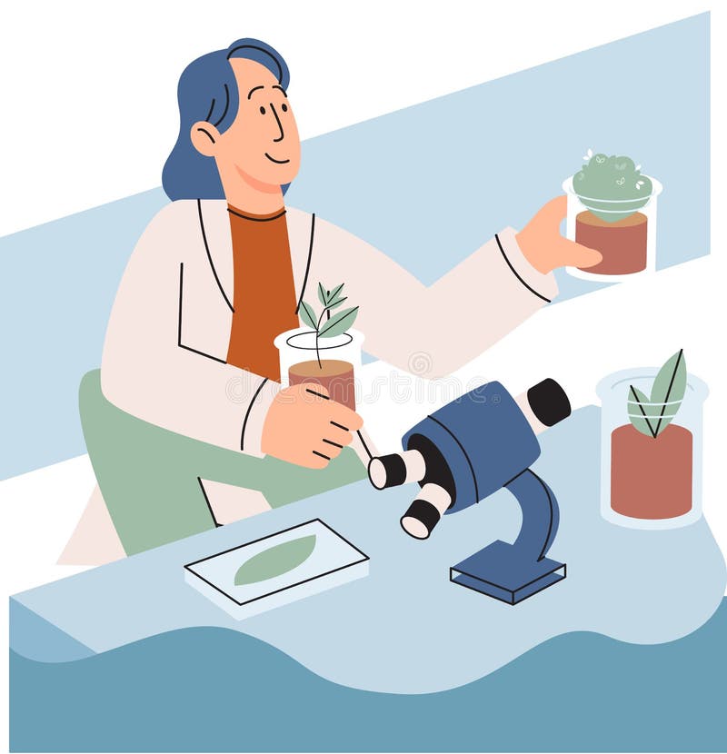 Examining Plant Stock Illustrations – 463 Examining Plant Stock ...