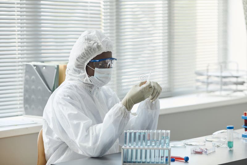 Scientist Experimenting in Bio Lab Stock Photo - Image of chemistry ...