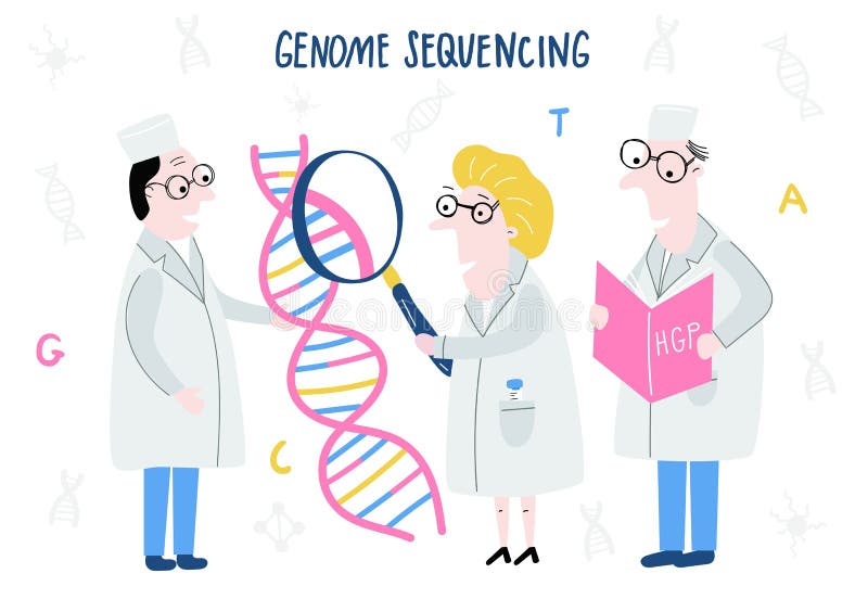 Dna Sequencing Cartoon