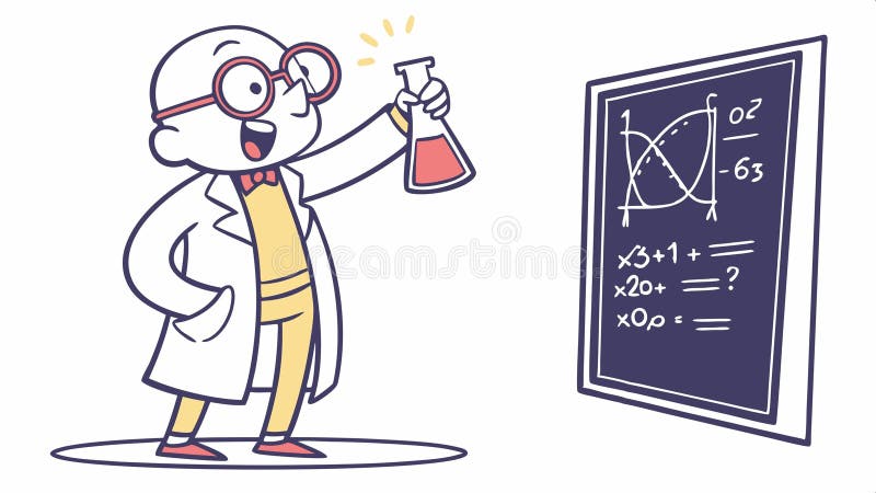 Scientist and Formula, Research and Scientific Study Vector Design ...