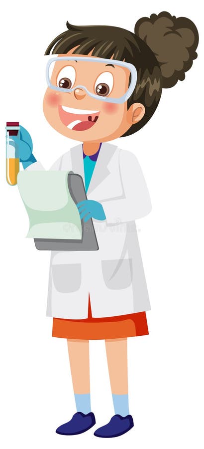 Scientist Wearing Lab Coat Stock Illustrations – 358 Scientist Wearing ...