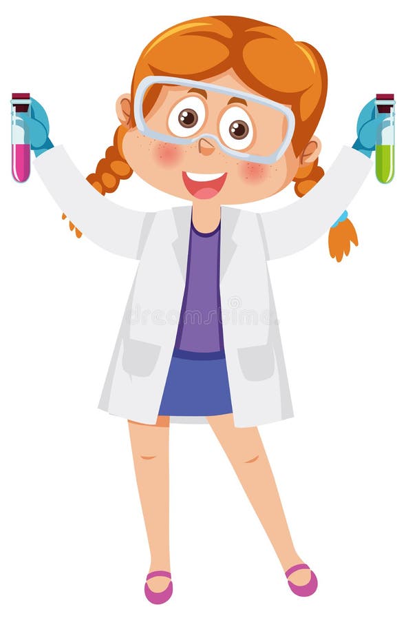 Scientist Wearing Lab Coat Stock Illustrations – 358 Scientist Wearing ...