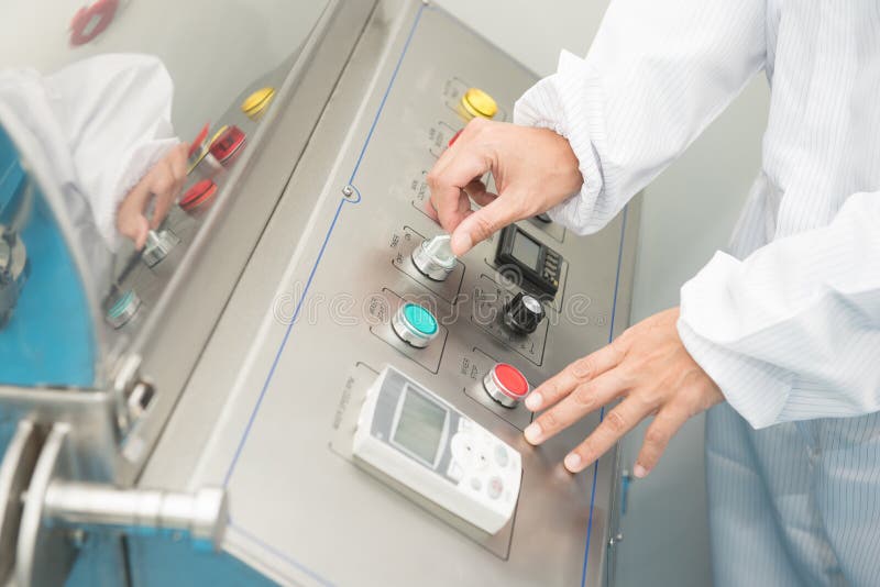 Scientist Hand Working at Pharmacy Microbiology Laboratory Stock Image ...