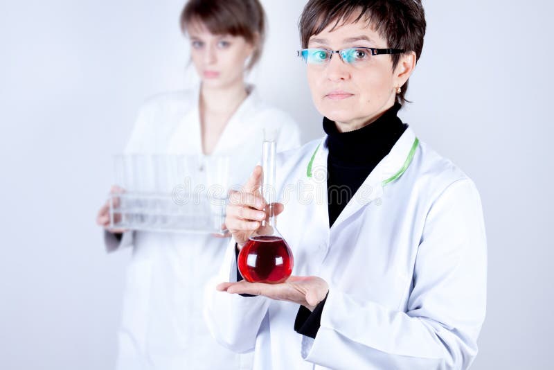 Scientist and Her Assistant Stock Photo - Image of experience, business ...