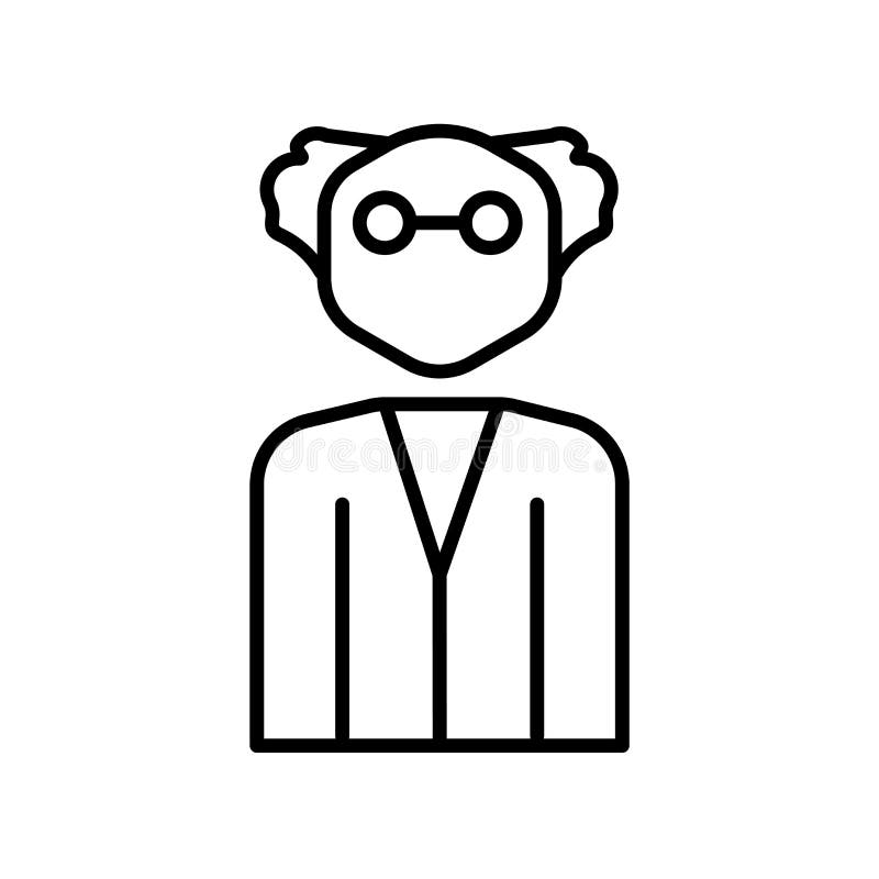 Scientist Icon Vector Isolated on White Background, Scientist Sign ...