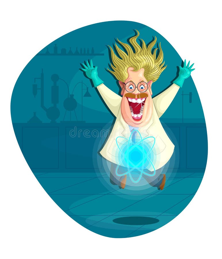 Crazy Scientist Stock Illustrations – 1,411 Crazy Scientist Stock ...