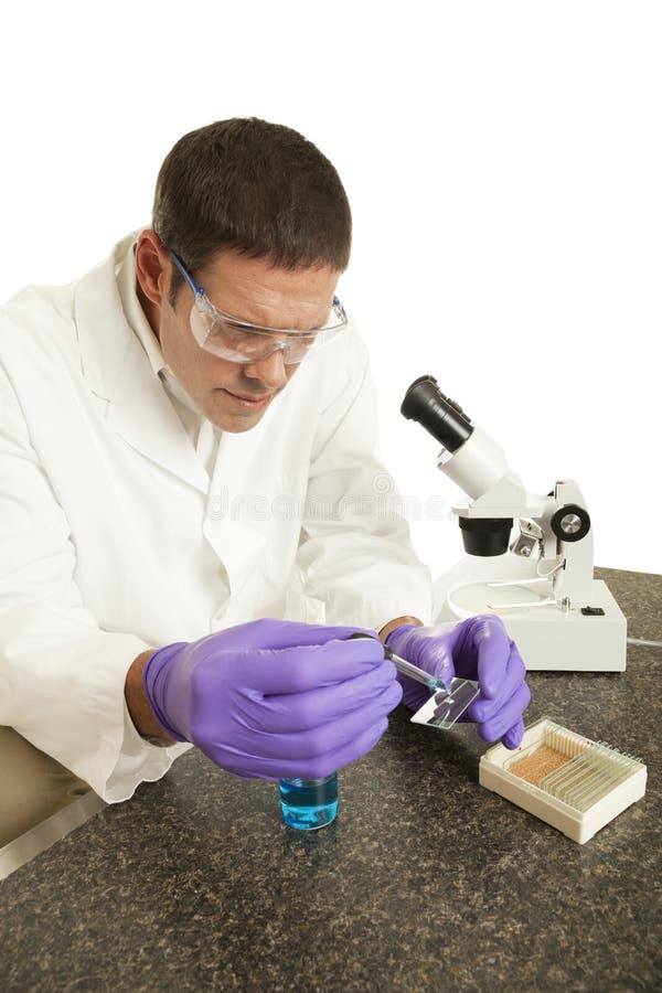 Scientist in Lab stock photo. Image of medicine, microscopic - 13467736