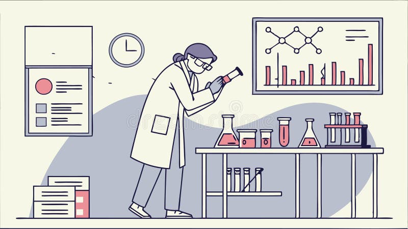Scientist in Lab Science Research and Laboratory Experiment Generative ...