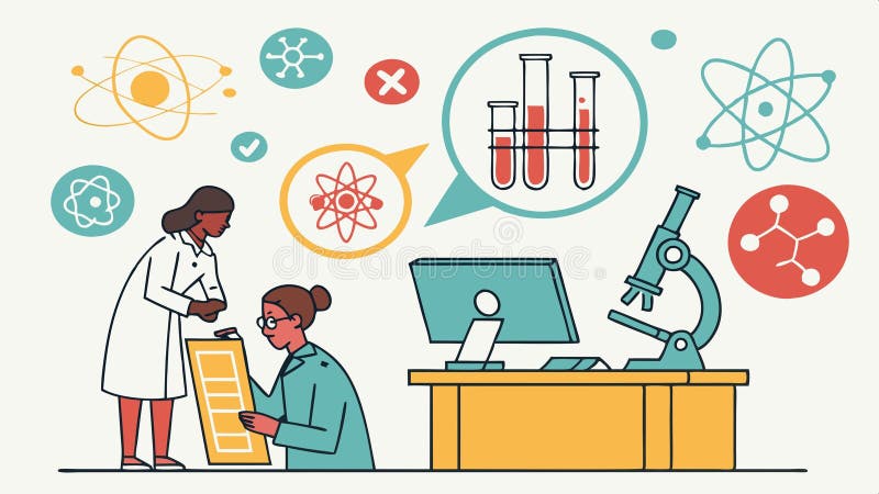 Scientist in Lab Coat, Depicting Science Research and Laboratory Work ...