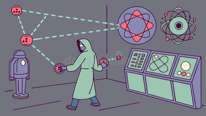 Scientist Lab Interface, Futuristic Science Vector Design Generative AI ...