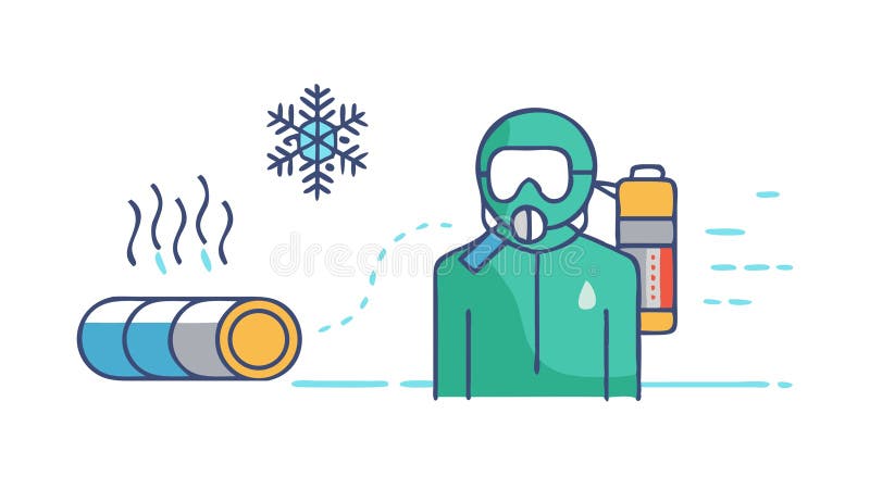Scientist Lab Research Cold Temperature Vector Stock Illustrations – 8 ...