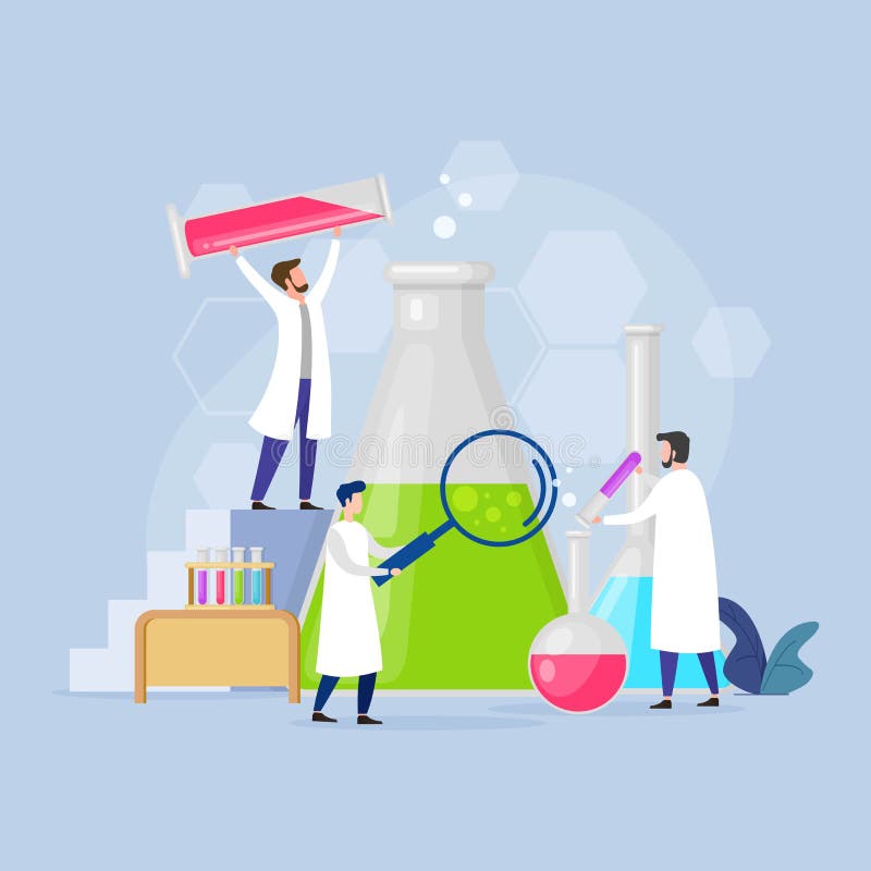 Scientist in the Laboratory Analyzing and Research Service Design ...