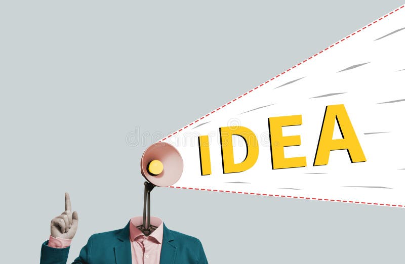 Creativity and New Approaches in Science. Concept. Stock Illustration ...