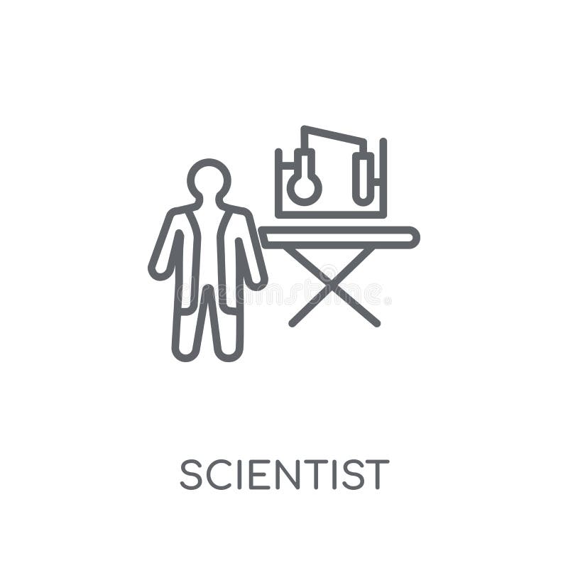 Scientist Icon Vector Isolated on White Background, Scientist Sign ...