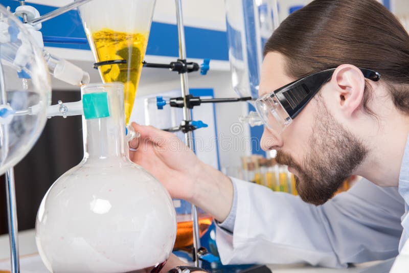 Scientist Making Experiment Stock Photo - Image of professional ...