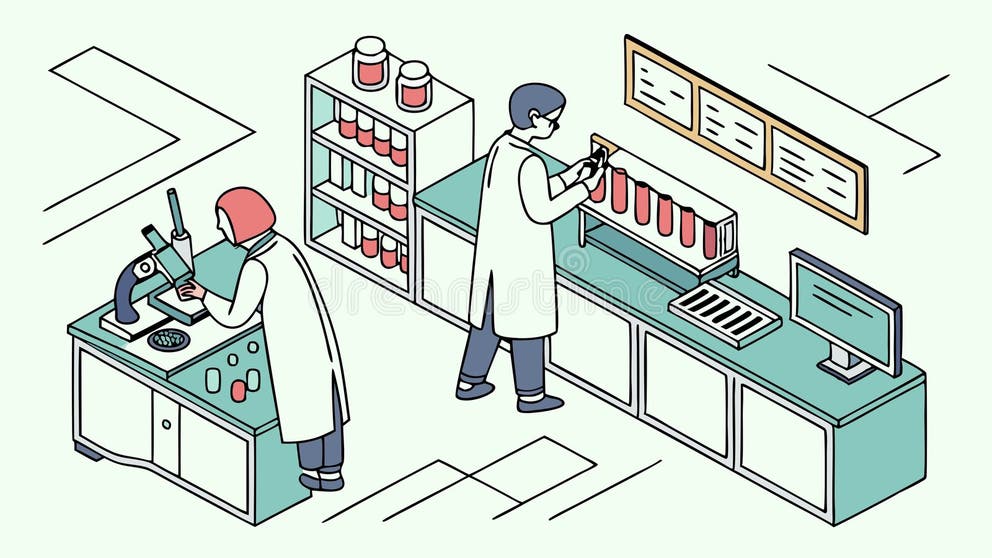 Scientist Processing Stock Illustrations – 1,667 Scientist Processing ...