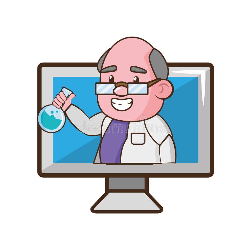 Scientist Professor Science Stock Vector - Illustration of professional ...