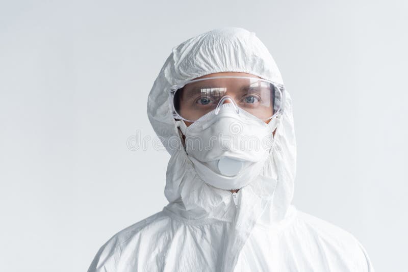 Scientist in Protective Mask and Goggles Stock Photo - Image of corona ...