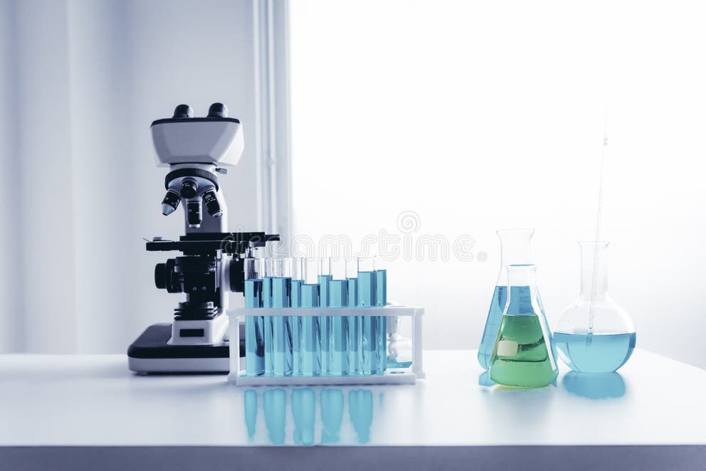Scientist Research Laboratory Equipment Tools in Lab Room Secure ...