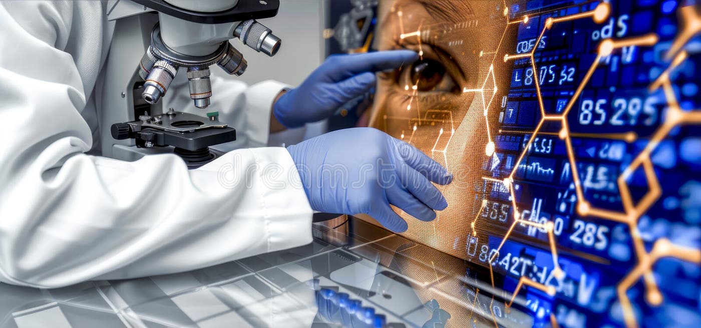 2,358 Microscope Scientist Screen Stock Photos - Free & Royalty-Free ...