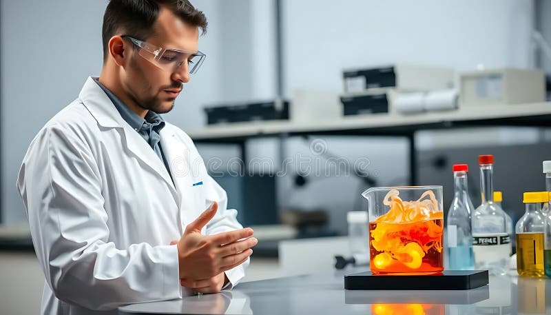 AI-Generated Lab Experiment Stock Illustration - Illustration of ...