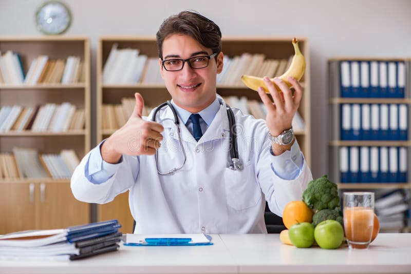 The Scientist Studying Nutrition in Various Food Stock Image - Image of ...