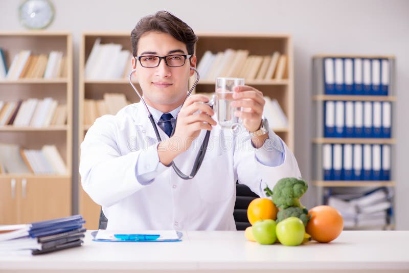 The Scientist Studying Nutrition in Various Food Stock Image - Image of ...