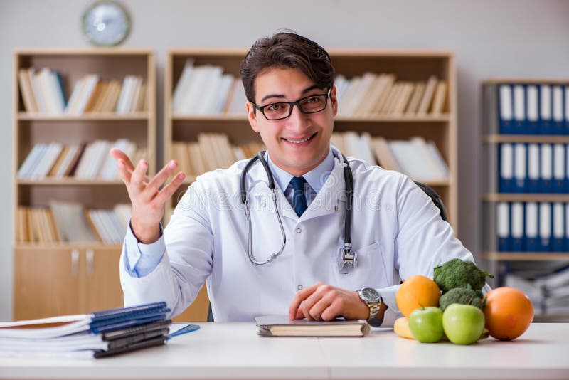 The Scientist Studying Nutrition in Various Food Stock Image - Image of ...
