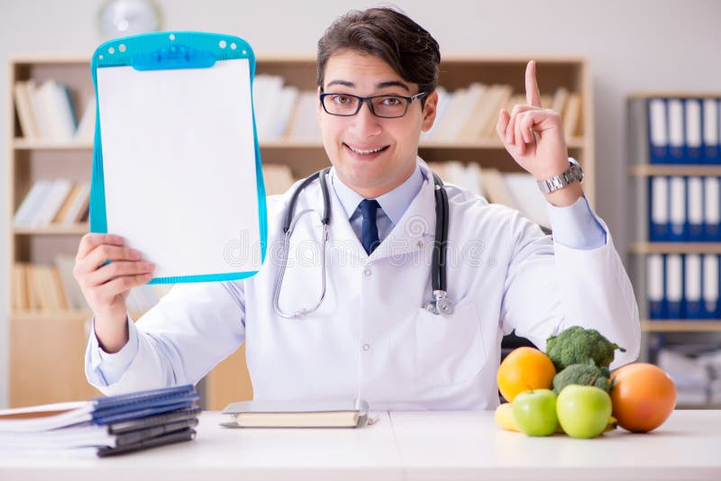 The scientist studying nutrition in various food. Health, experiment ...