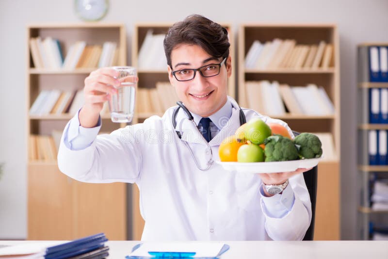 The Scientist Studying Nutrition in Various Food Stock Photo - Image of ...