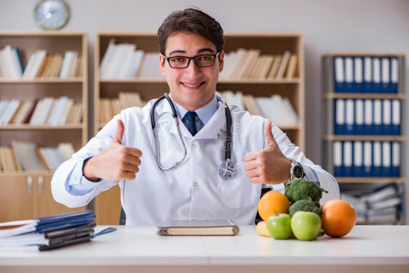 The Scientist Studying Nutrition in Various Food Stock Image - Image of ...