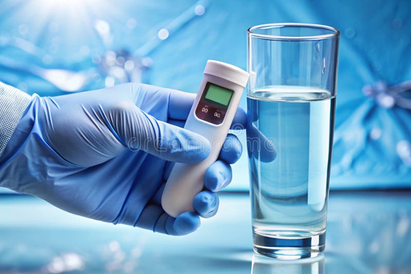 Scientist Testing Drinking Water Quality Stock Illustrations – 7 ...