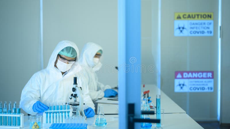 Scientist is Testing and Researching in Laboratory, Science and ...