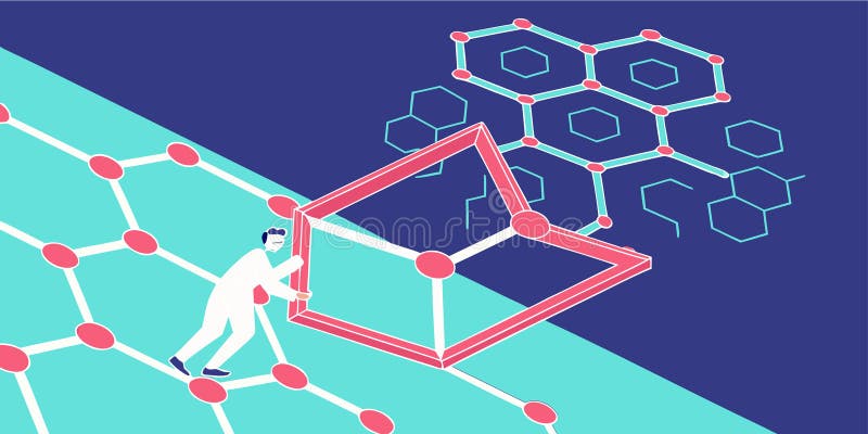 Vector Art of Virtual Reality Interface Showing Scientist Manipulating ...